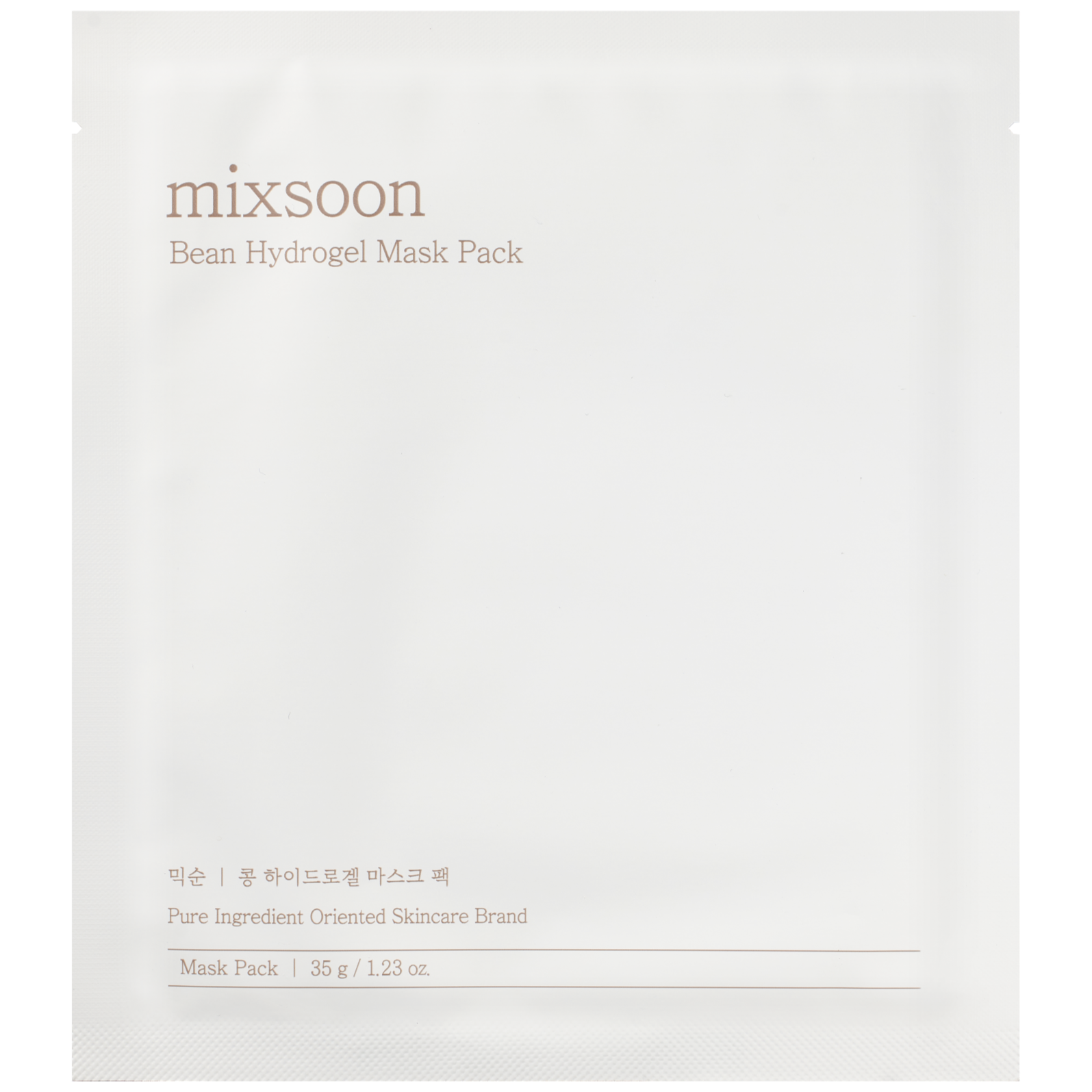 mixsoon Bean Collagen Hydrogel Mask Pack (1ea) – Mixsoon Australia